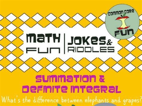 Summation And Definite Integral Teaching Resources