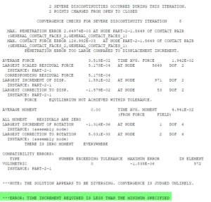 Debugging Abaqus Models Dassault Systèmes blog Debugging Abaqus Models Dassault Systèmes blog
