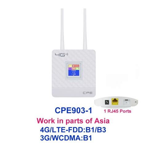 G Lte Cpe Wifi Router Broadband Unlock G Modem Mobile Hotspot Wan Lan Port Dual External
