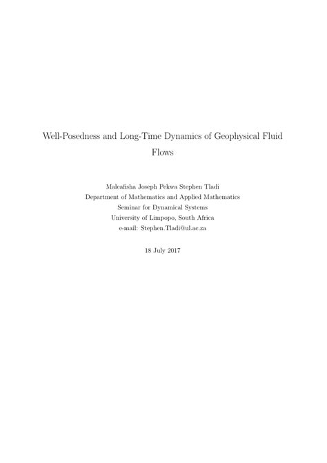 Pdf Finite Dimensionality Of Global Attractor For The Solutions To 3d