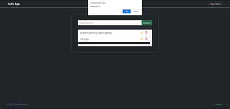 Github Aamirkhandevtodoapp Full Stack To Do App