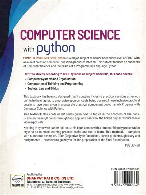 Computer Science With Python Class Xi F Store Online Store For