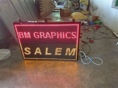 Power Consumption Watts Red Running Led Display Board Input Voltage V AC At