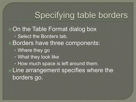 Libre Office Writer Lesson Working With Tables And Templates Pptx
