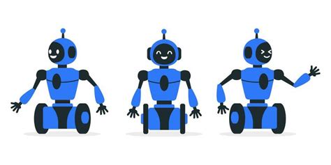 Page 3 Robot Character Set Vector Art Icons And Graphics For Free Download