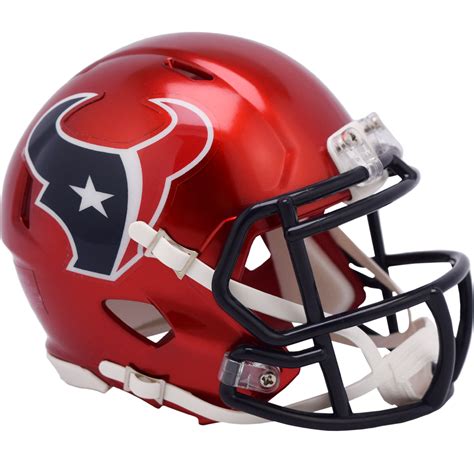 Houston Texans On Field Alternate Mini Speed Alternate Design Nfl Collectibles Open