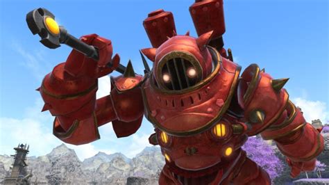 “construct Vi S” “three Times Faster” Cat Shaped Robot Mount In Red Powered Exoskeleton