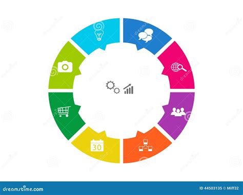 Abstract Design With Circles And Arrows Stock Illustration Illustration Of Button Corporate