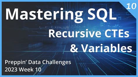 Mastering SQL | A Step-by-Step Guide to Preppin' Data 2023, Week 10 - YouTube