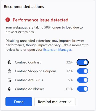 New Extension Performance Detector In Microsoft Edge Windows Forums