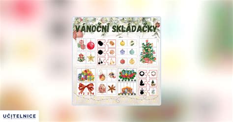 VÁnoČnÍ SklÁdaČky Učitelnice VÁnoČnÍ SklÁdaČky Učitelnice