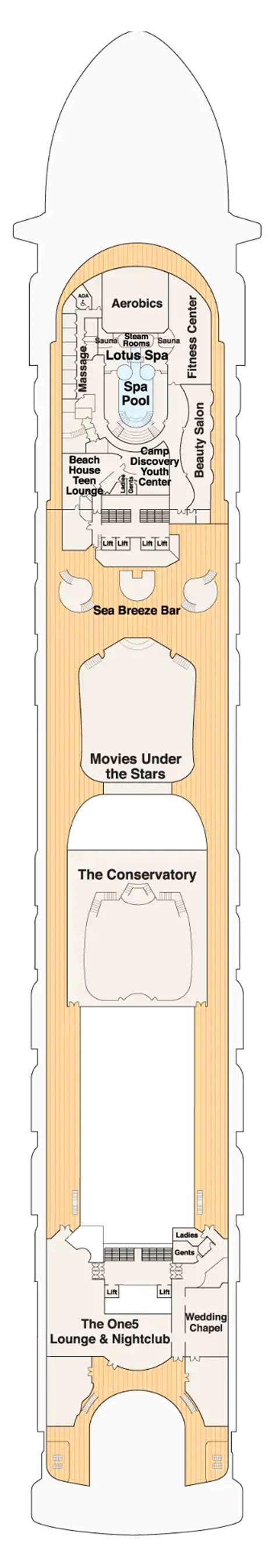 Deck Plans Grand Princess Planet Cruise