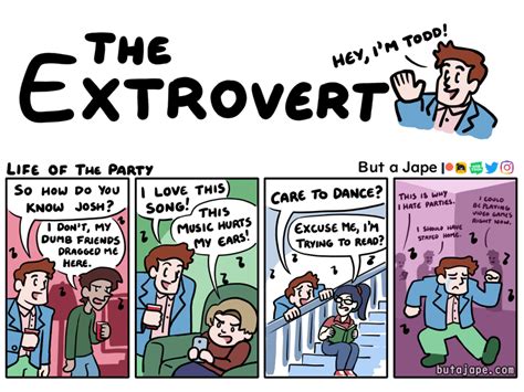 introvert vs extrovert comic