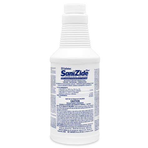 Sanizide Plus Environmental Surface Germicidal Solution 16 Oz Bottle W Trigger 1 Each