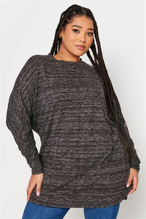 Yours Luxury Plus Size Grey Soft Touch Jumper Yours Clothing