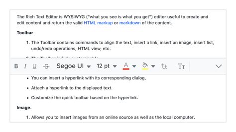 Angular Rich Text Editor Markdown Editor Syncfusion