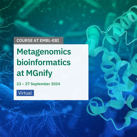 Apply For Mgnify Course On Metagenomics Embl Ebi Training Posted On The Topic Linkedin