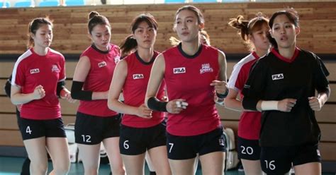 미녀군단 흥국생명 전지훈련 中