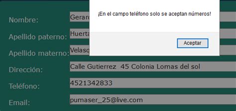 Como Puedo Validar Un Campo De Tipo Teléfono En Un Formulario Con Javascript Stack Overflow En