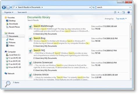 MORE ABOUT WINDOWS SEARCH Bruceb Consulting