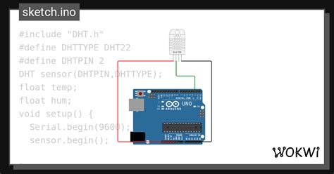 Dht 22 Wokwi ESP32 STM32 Arduino Simulator