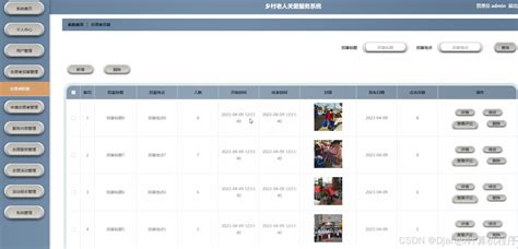 【开题报告】基于springbootvue乡村老人关爱服务系统（程序源码论文 计算机毕业设计 Csdn博客
