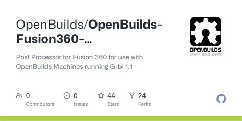 Openbuilds Fusion360 Postprocessoropenbuildsfusion360postgrblx32