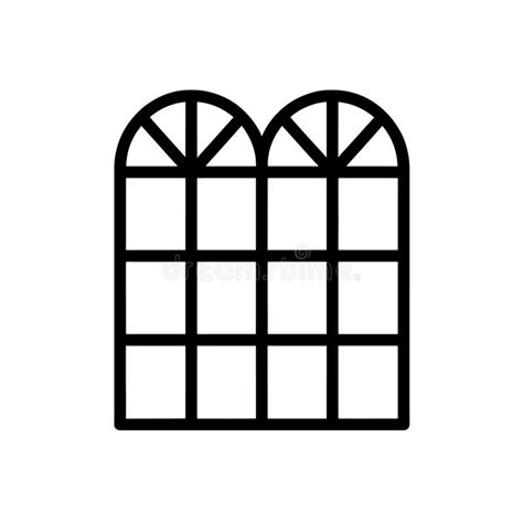 Flat Arched Window Stock Illustrations 1 127 Flat Arched Window Stock