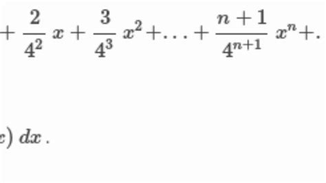 integrate and differentiate power series practice khan academy