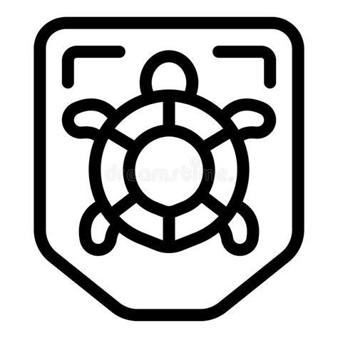 Security System Showing Turtle Icon For Slow Performance Stock Vector Illustration Of Graphic