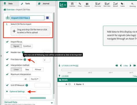import csv files