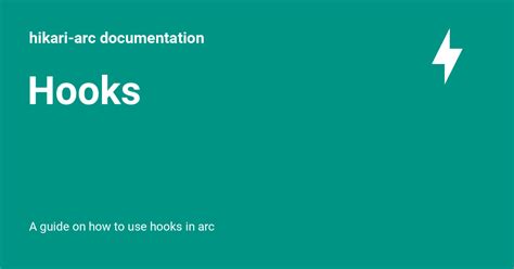 hooks hikari arc documentation