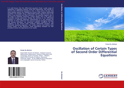 Pdf Oscillation Of Certain Types Of Second Order Differential Equations