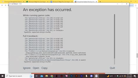 [ Bug Report ] An Exception Has Occurred Error · Issue 622 · Just Natsuki Team Natsukimoddev