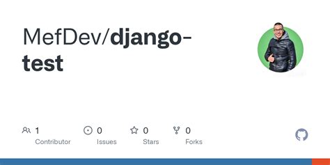 github mefdev django test