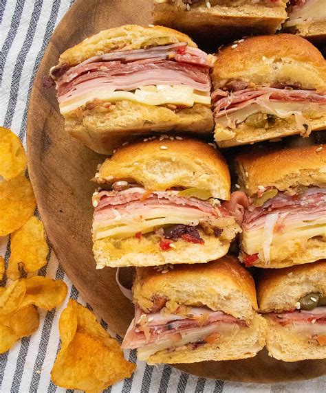 Muffuletta Sliders Soupaddict
