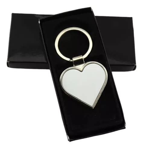 Llavero Metálico Corazón Sublimable Sublimación X80 Unds Envío Gratis