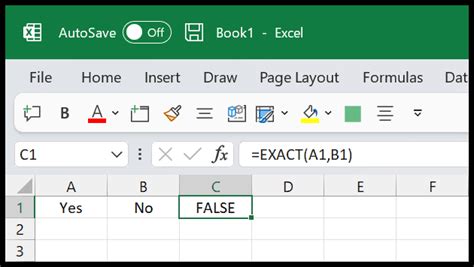 how to compare two cells in excel