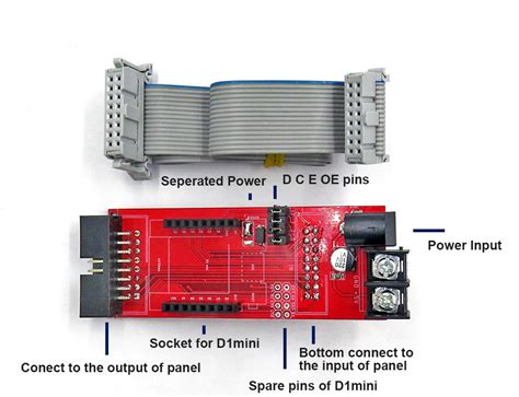 RGB LED Matrix Panel Driver Board ESP WIFI R ElectroDragon