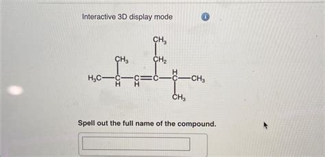 solved interactive 3d display mode spell out the full name
