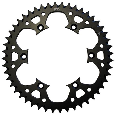 Mtx 460 Zero Aluminium Rear Sprocket 520 Black