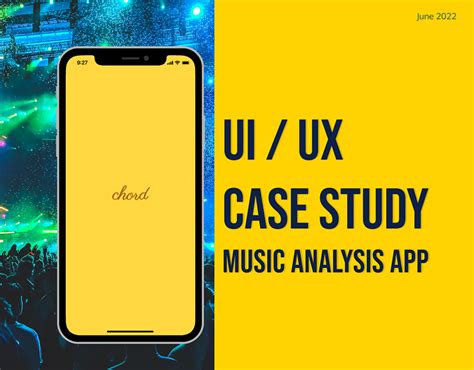 Chord Music Analysis App Behance