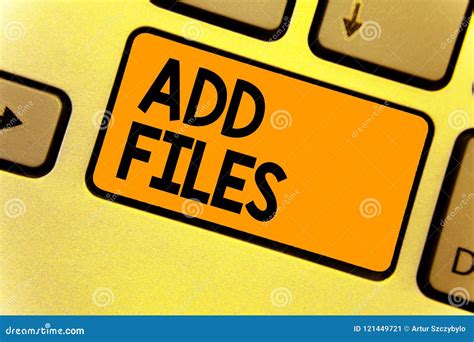 Word Writing Text Add Files Business Concept For To Put More Information To A Certain Person