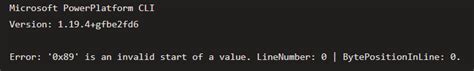 X Is An Invalid Start Of A Value On Canvas App Unpack Pac V Issue Microsoft