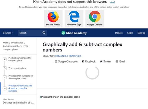 khan academy graphically add and subtract complex numbers unknown type