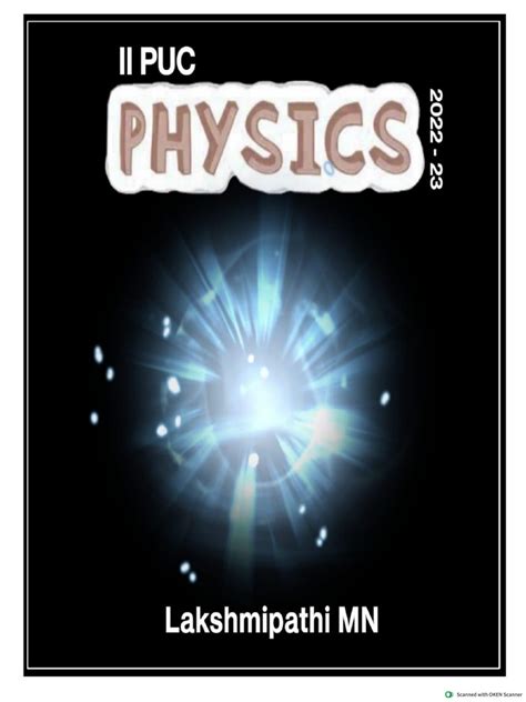 Puc Ii Phy Numerical Problems With Solutions Pdf