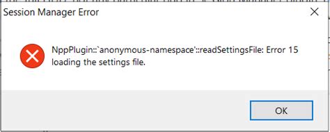 Error Loading Session File Default Npp Session Notepad Community