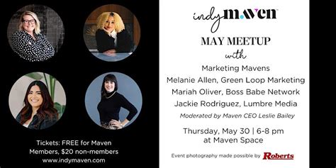 Green Loop Marketing On Linkedin Indy Maven May Meetup Marketing Mavens