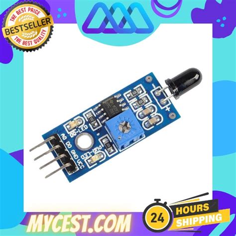 Arduino Digital Andanalog Infrared Ir Flame Fire Sensor Module Shopee Malaysia