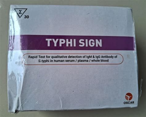 50 Ml Typhoid Test Kit At ₹ 50 Piece In Nagpur Id 2854983329955